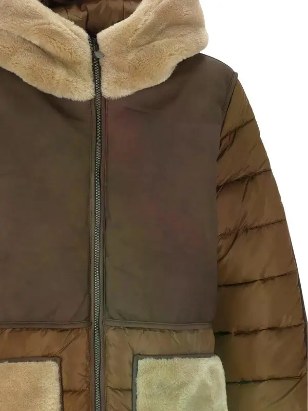 SAVE THE DUCK Faux-fur-trim Quilted Padded Jacket