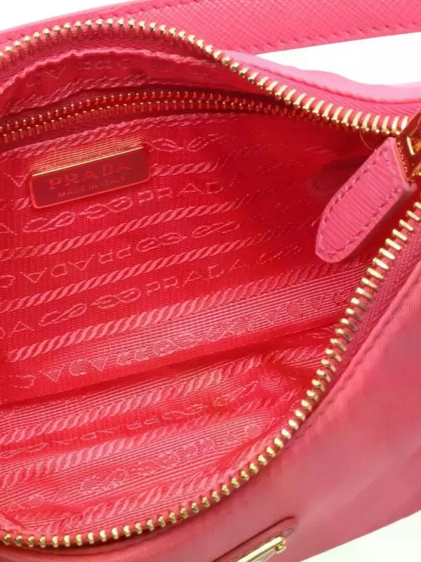 Prada 2020s Logo-plaque Handbag - Pink