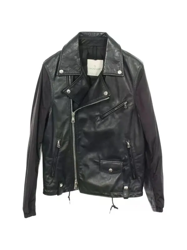 Moncler 2000s Massart Panelled Biker Jacket