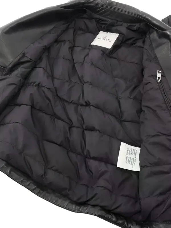 Moncler 2000s Massart Panelled Biker Jacket