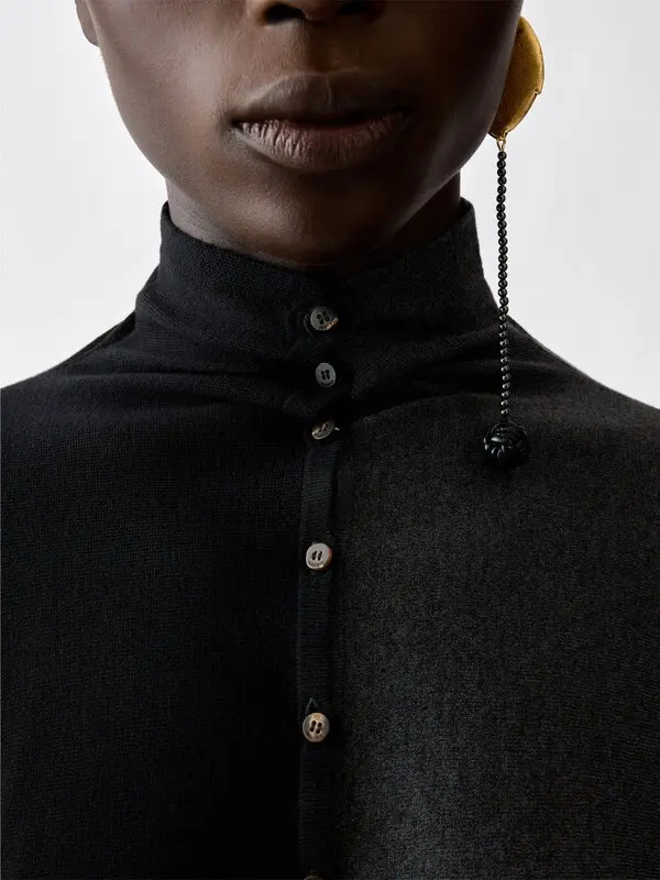 Jacquemus Le Polo Losange In Maglia Bicolore