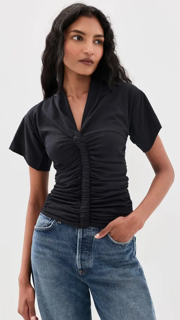 THE LINE BY K Penelope Twist Detail T-shirt