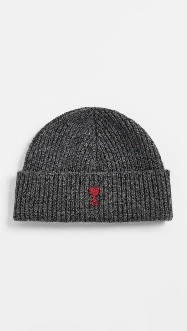 AMI Paris Quota De Coeur Beanie