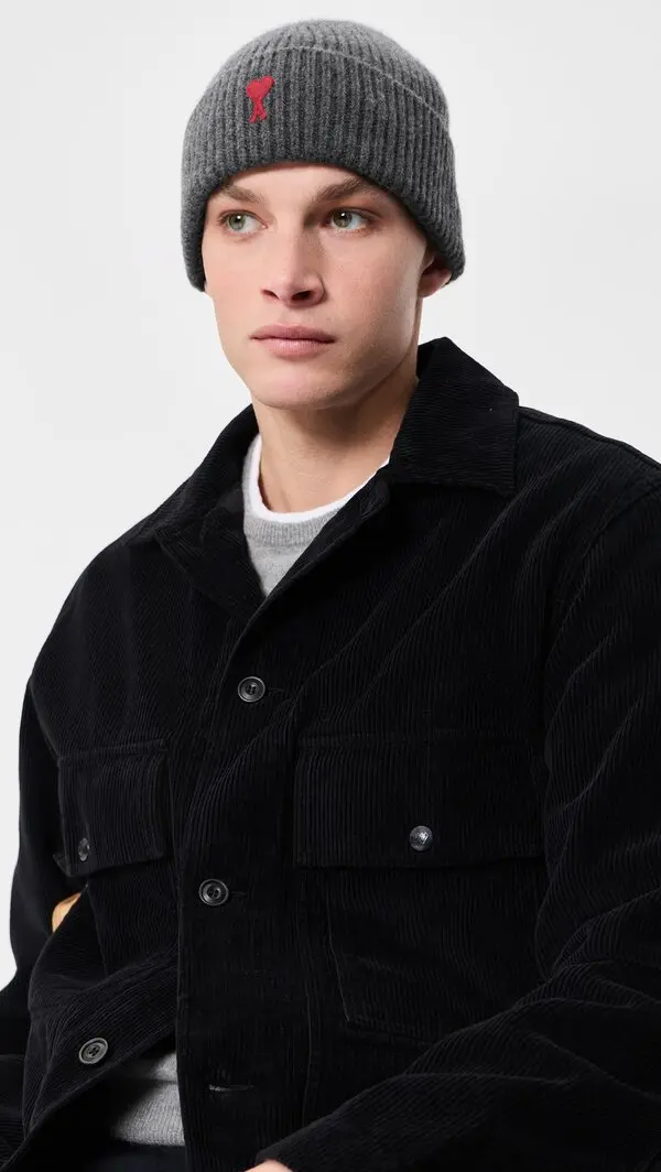 AMI Paris Quota De Coeur Beanie