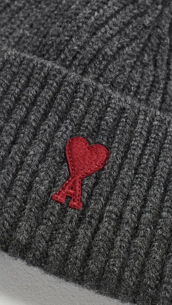 AMI Paris Quota De Coeur Beanie