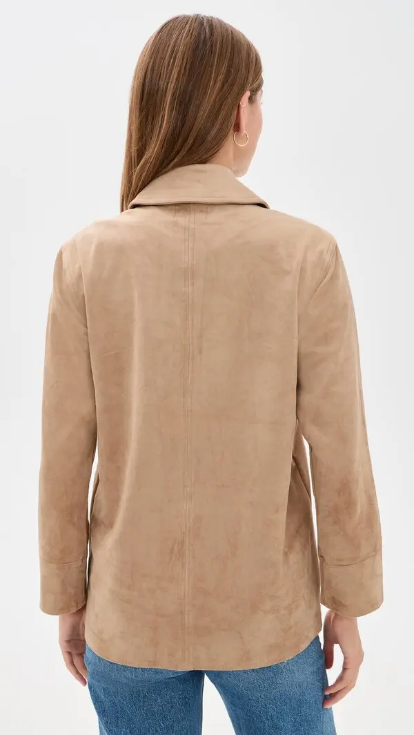 Z Supply Decker Suede Chore Jacket