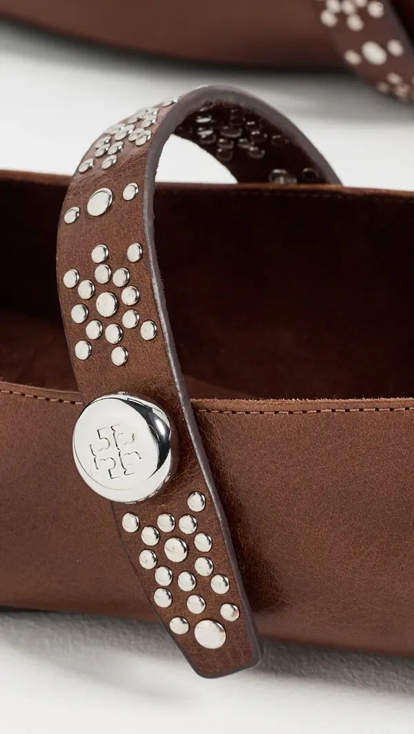 Tory Burch Romy Stud Mary Jane Flats
