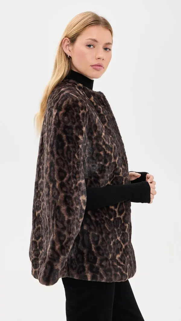 Apparis Sloane Leopard Cape