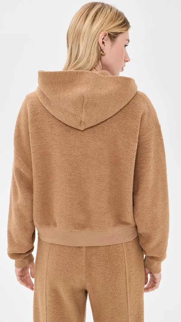 ASHER Rosie Reversed Zip-up Hoodie