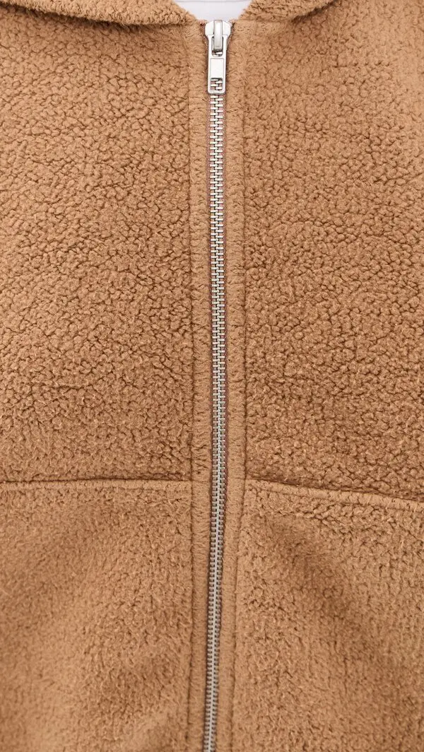 ASHER Rosie Reversed Zip-up Hoodie