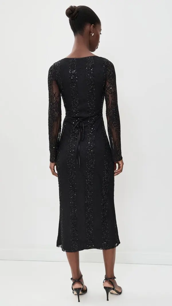 BAILEY ROSE Lace Maxi Dress