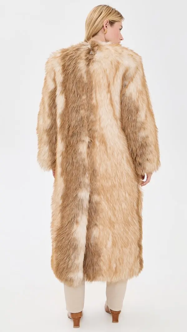 Apparis Solange Fox Maxi Coat