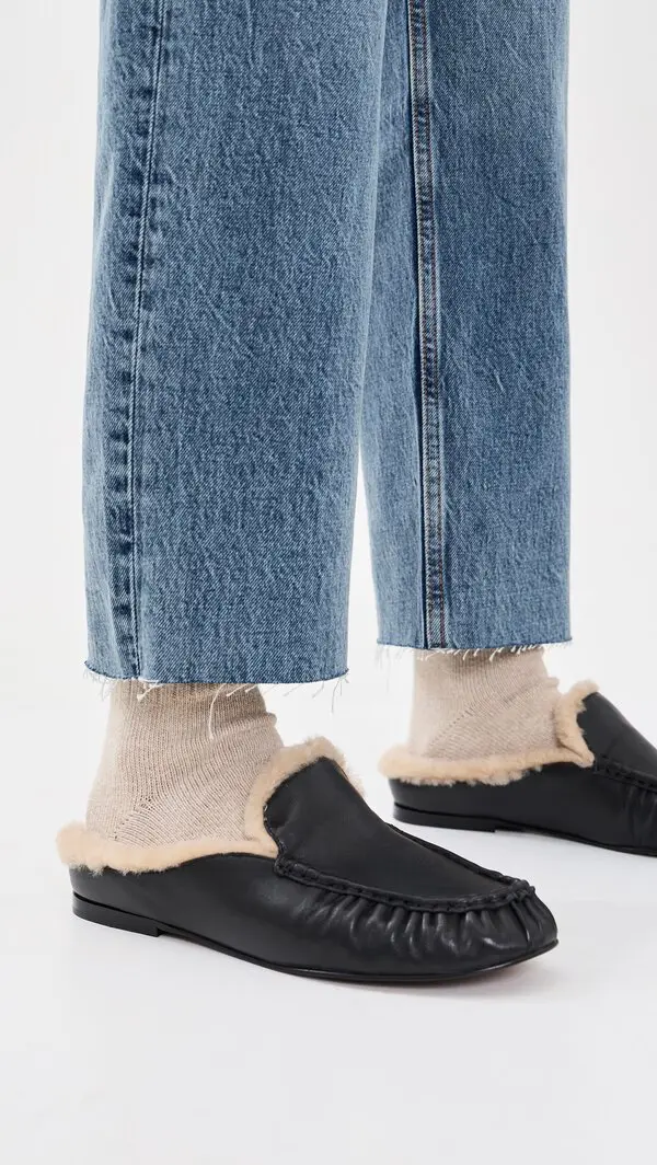 Vince Tevin Shearling Mules