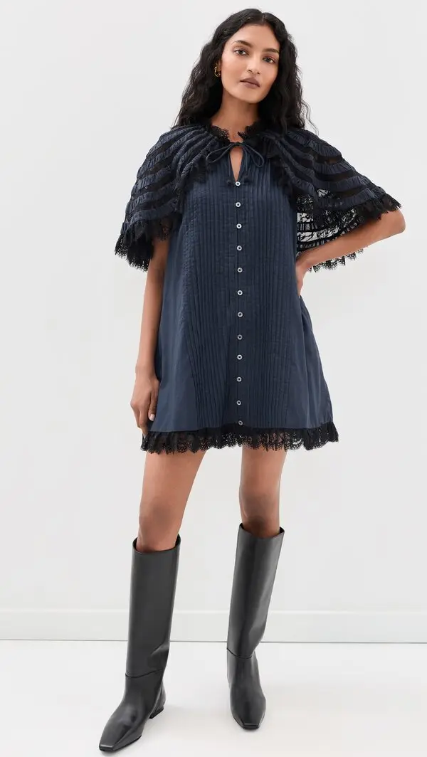 Sea Margaret Capelet Mini Dress