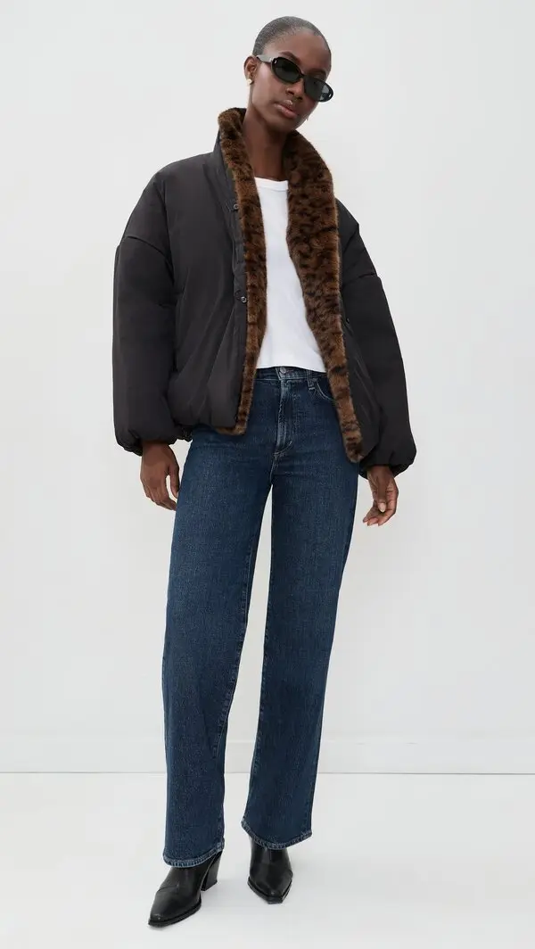 BAILEY ROSE Leopard Jacket