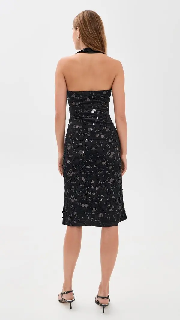 BAILEY ROSE Sequin Midi Dress