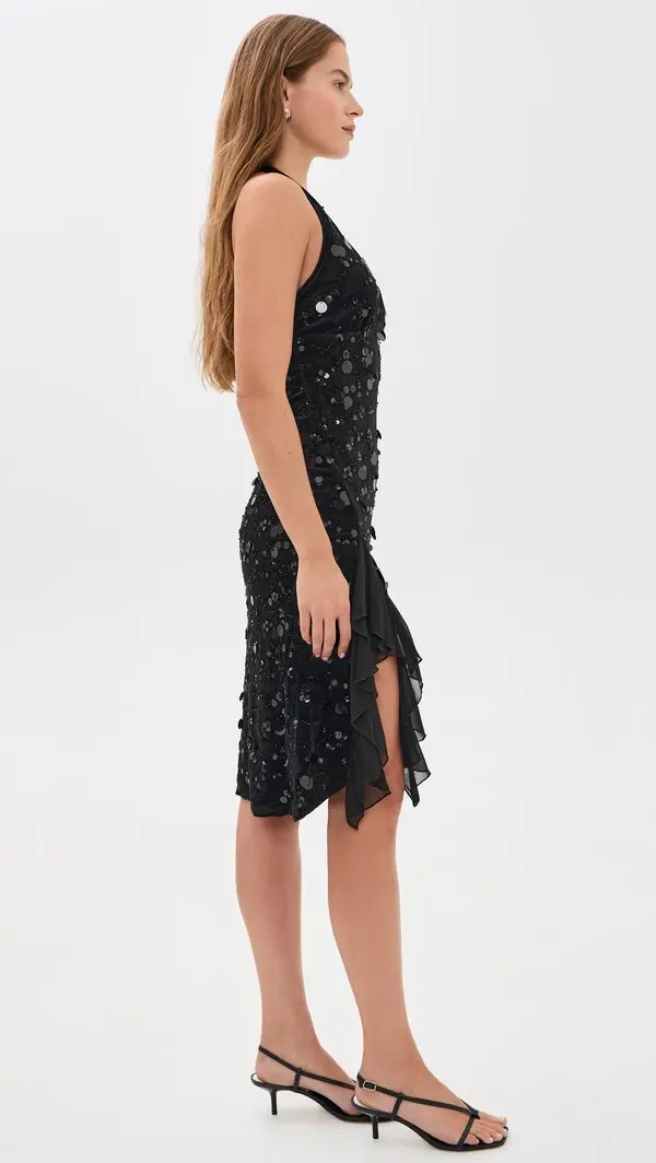BAILEY ROSE Sequin Midi Dress
