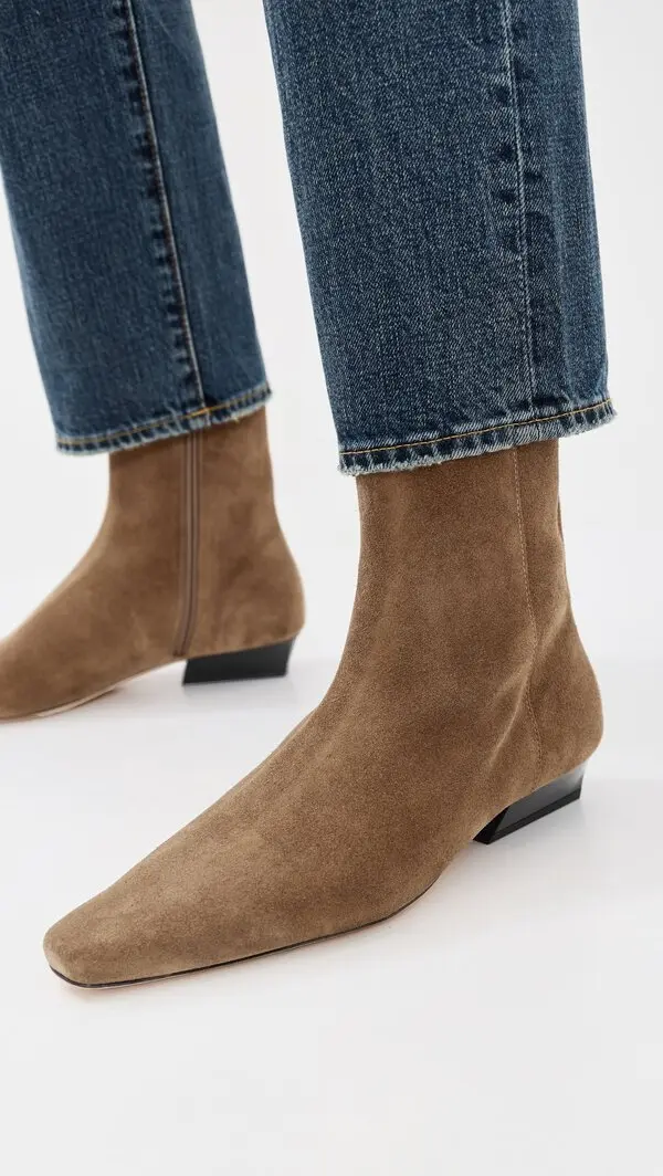 Staud Wally Flat Ankle Boots