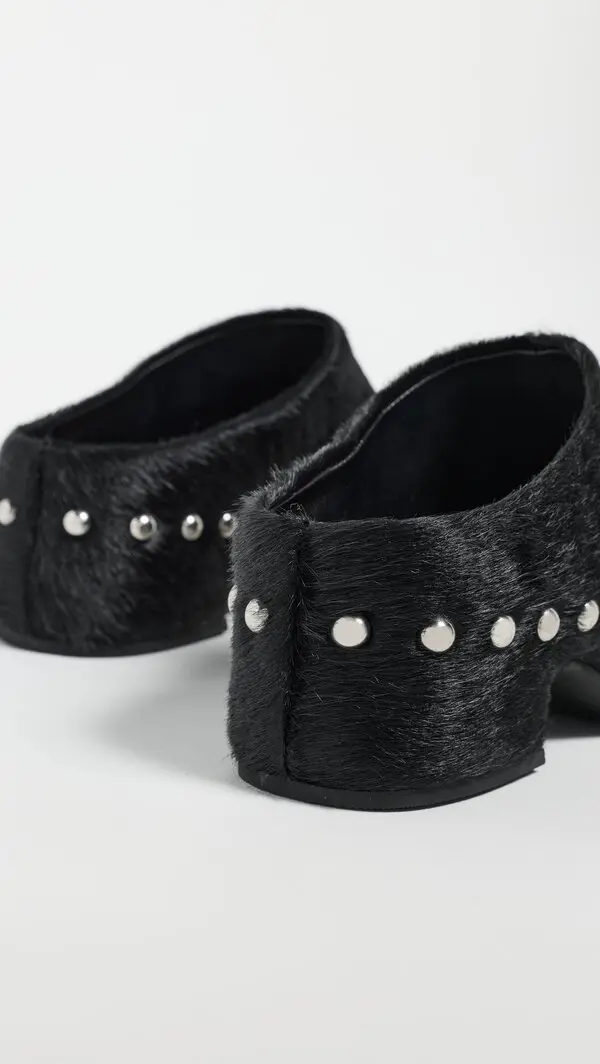 SIMONMILLER Haircalf Studded Rio Clogs