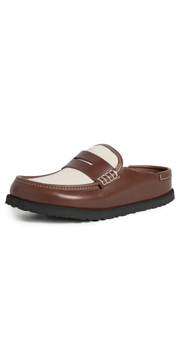 BIRKENSTOCK Naples Wrapped Canvas Mules