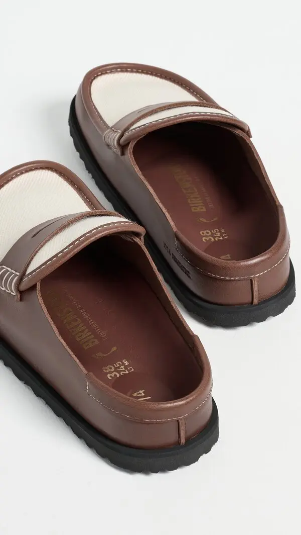 BIRKENSTOCK Naples Wrapped Canvas Mules