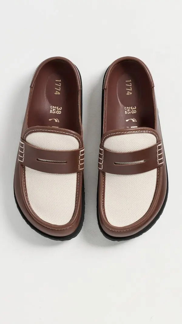 BIRKENSTOCK Naples Wrapped Canvas Mules