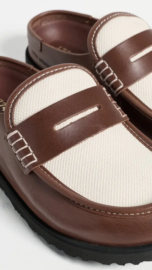 BIRKENSTOCK Naples Wrapped Canvas Mules