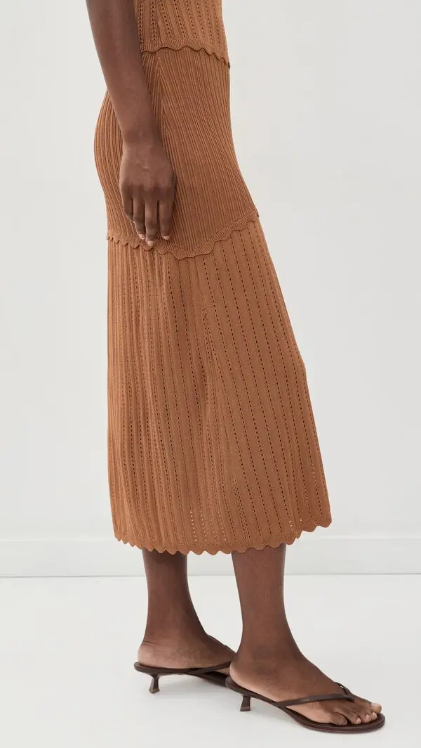 Solid & Striped The Amara Skirt - Camel