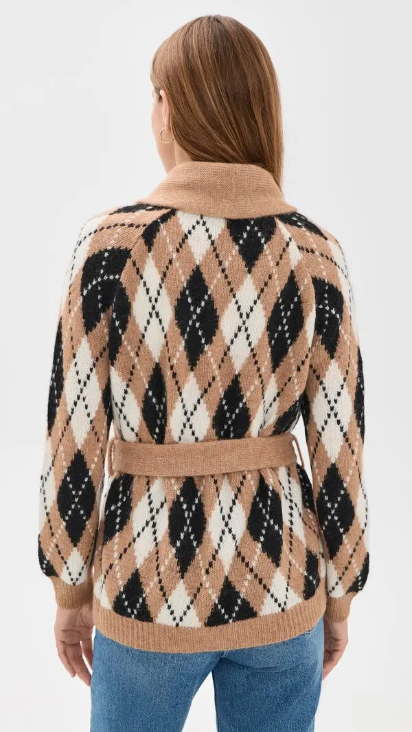 The Great. The Argyle Riding Cardigan
