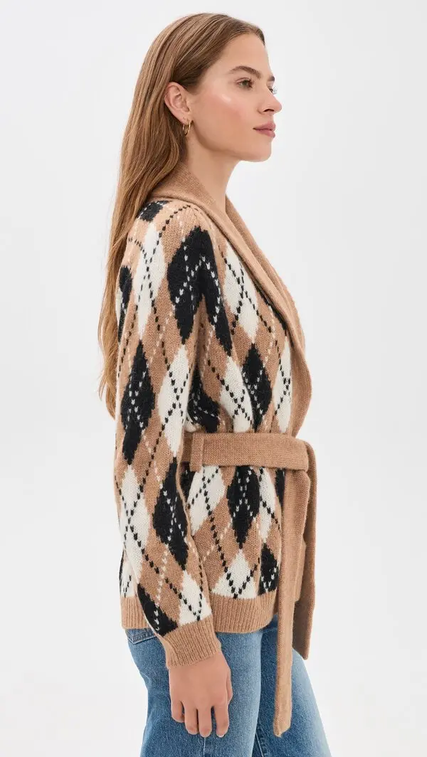 The Great. The Argyle Riding Cardigan