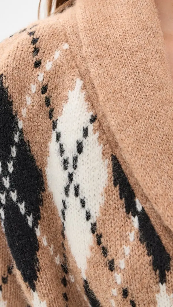 The Great. The Argyle Riding Cardigan