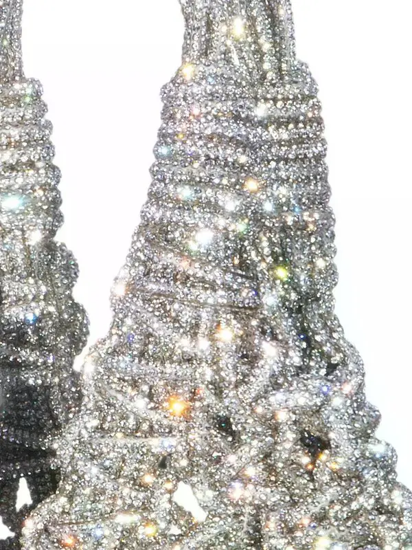 HIBOURAMA Vannifique Crystal-embellished Tote Bag