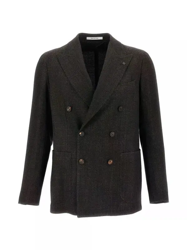 Tagliatore Double-breasted Peak-lapel Jacket