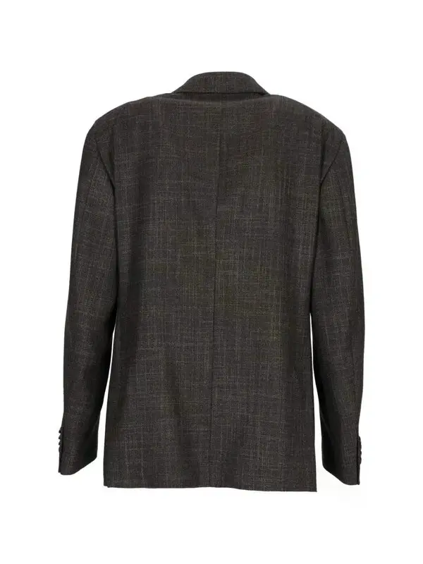 LUIGI BIANCHI Drop 7 Herringbone-pattern Blazer