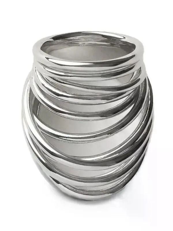 PANCONESI Orbit Multi-band Ring - Silver