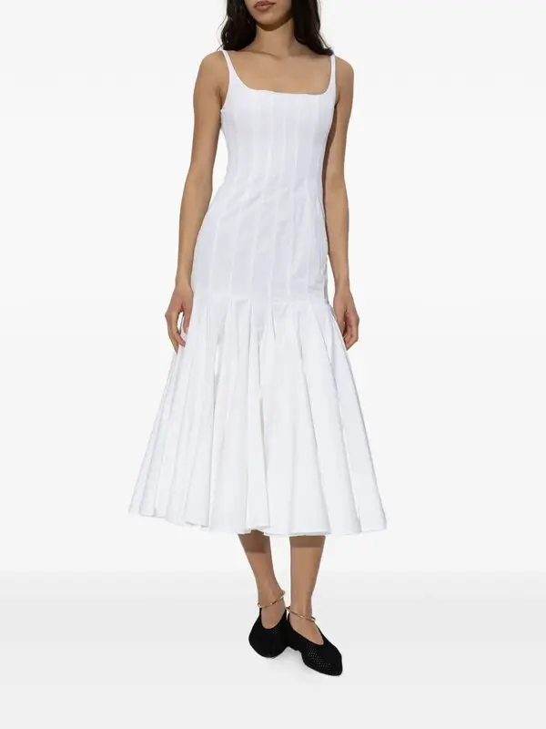 Jacquemus La Robe Agave In Cotton Poplin