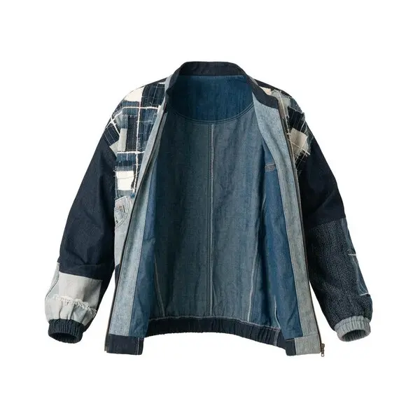 STORY WEAR Patchwork Oversized Casual Jacket
