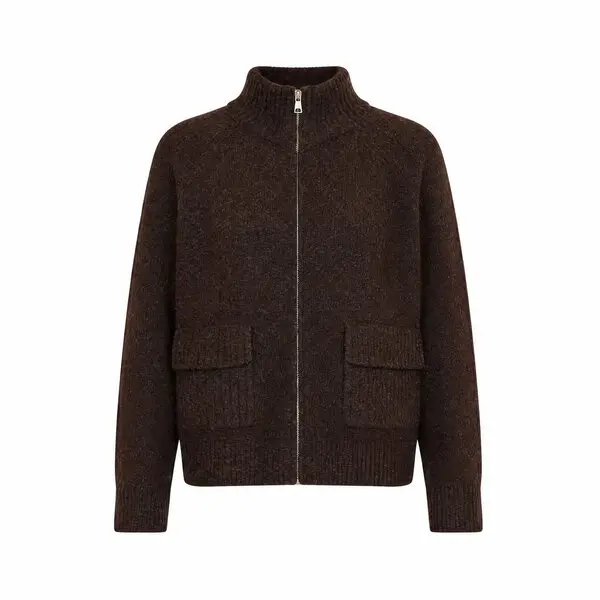 YUMI Zip Up Cardigan