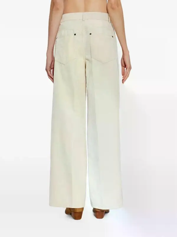 FORTE_FORTE Velvet Straight-leg Trousers