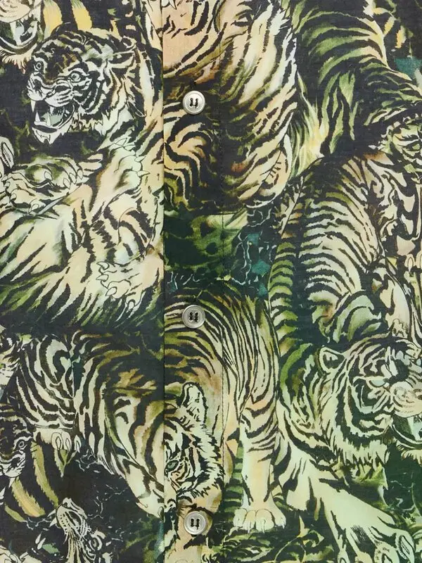 Roberto Cavalli Tiger-print Shirt