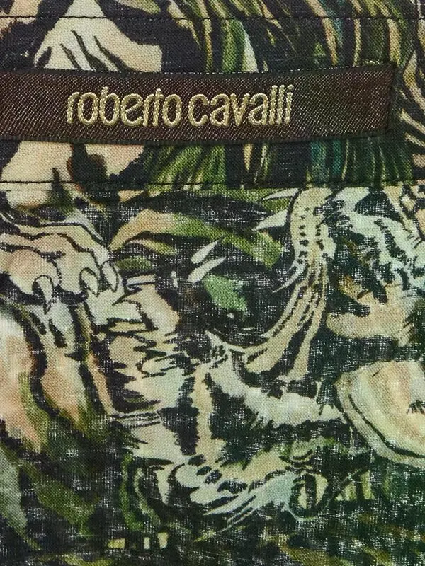 Roberto Cavalli Tiger-print Shirt
