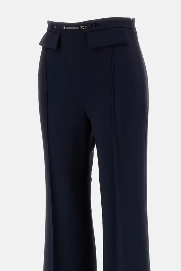 Elisabetta Franchi Pantalone In Crêpe Stretch