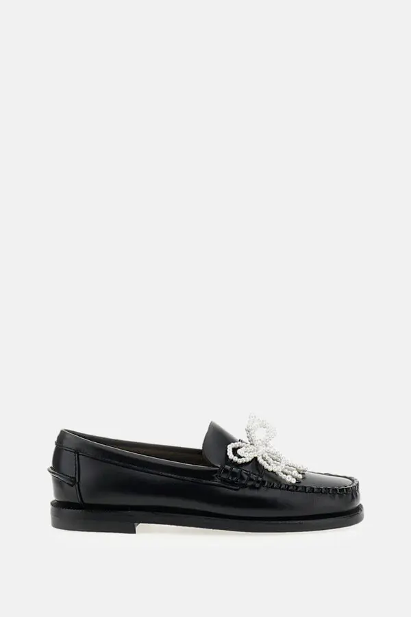 SEBAGO Mocassini Dan Pearls In Pelle - Black