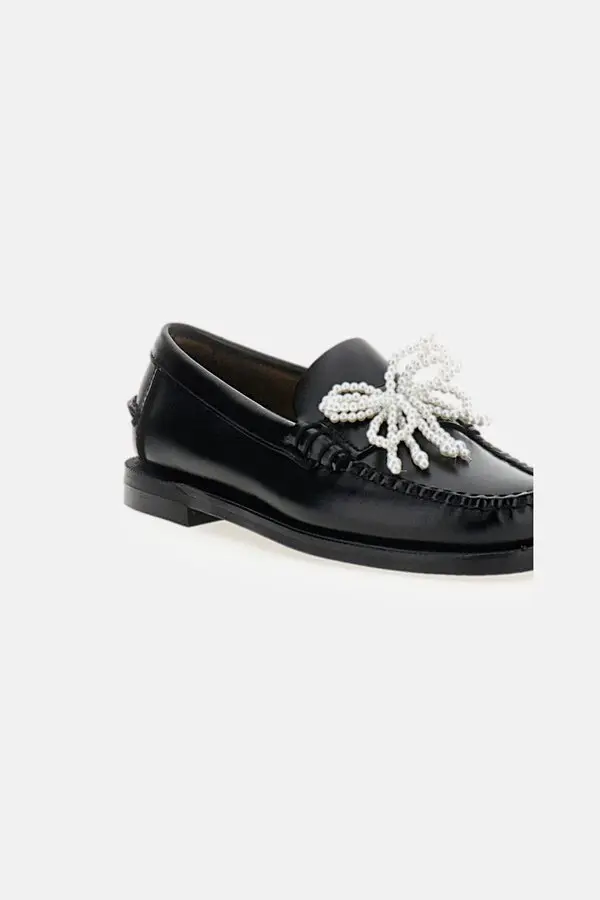 SEBAGO Mocassini Dan Pearls In Pelle - Black