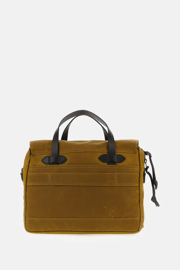 Filson Borsa 24 Hour Tin Cloth In Cotone Cerato E Pelle