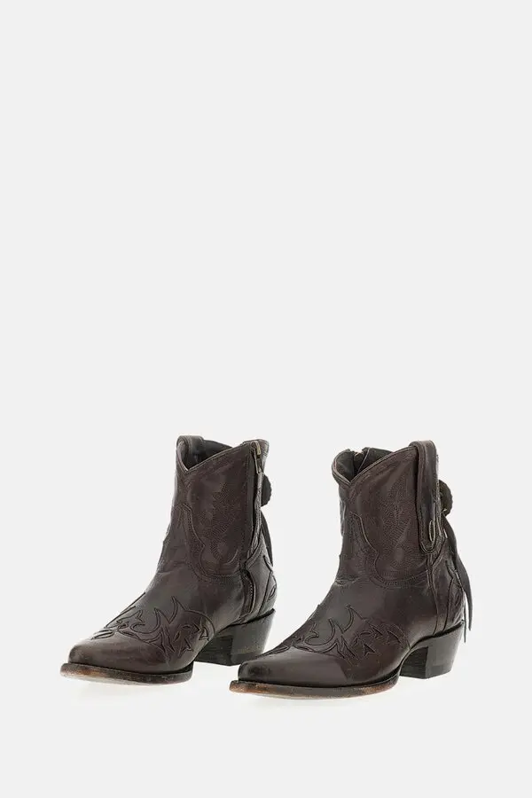 MEXICANA BOOTS Stivaletti Stitched 7 Plus Con Ricami