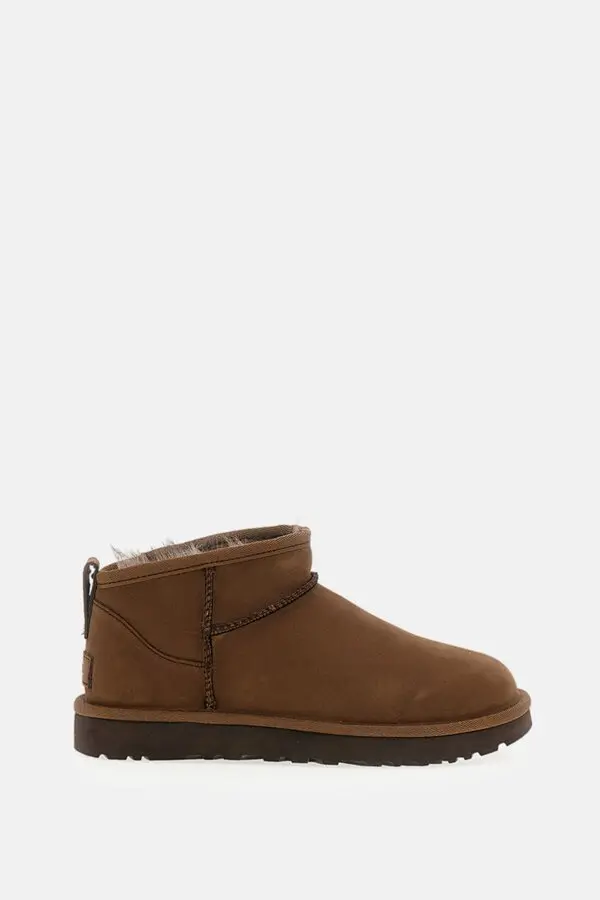 UGG Stivaletti Classic Ultra Mini In Nubuck
