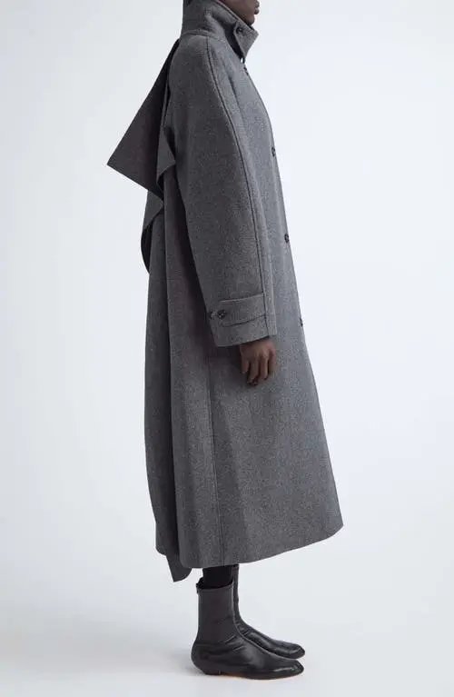 JIL SANDER Oversized Raglan Sleeve Wool Blend Coat