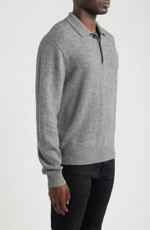 Madewell Frances Wool & Cotton Polo Sweater