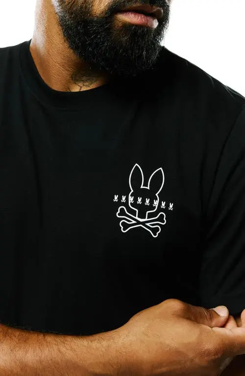 Psycho Bunny Piers Back Graphic Pima Cotton T-shirt